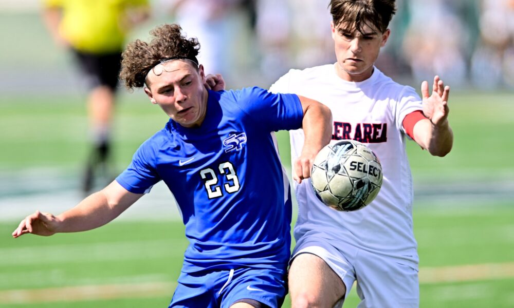 Set pieces off the foot of Kaiden Fischer lead South Park past Shaler ...